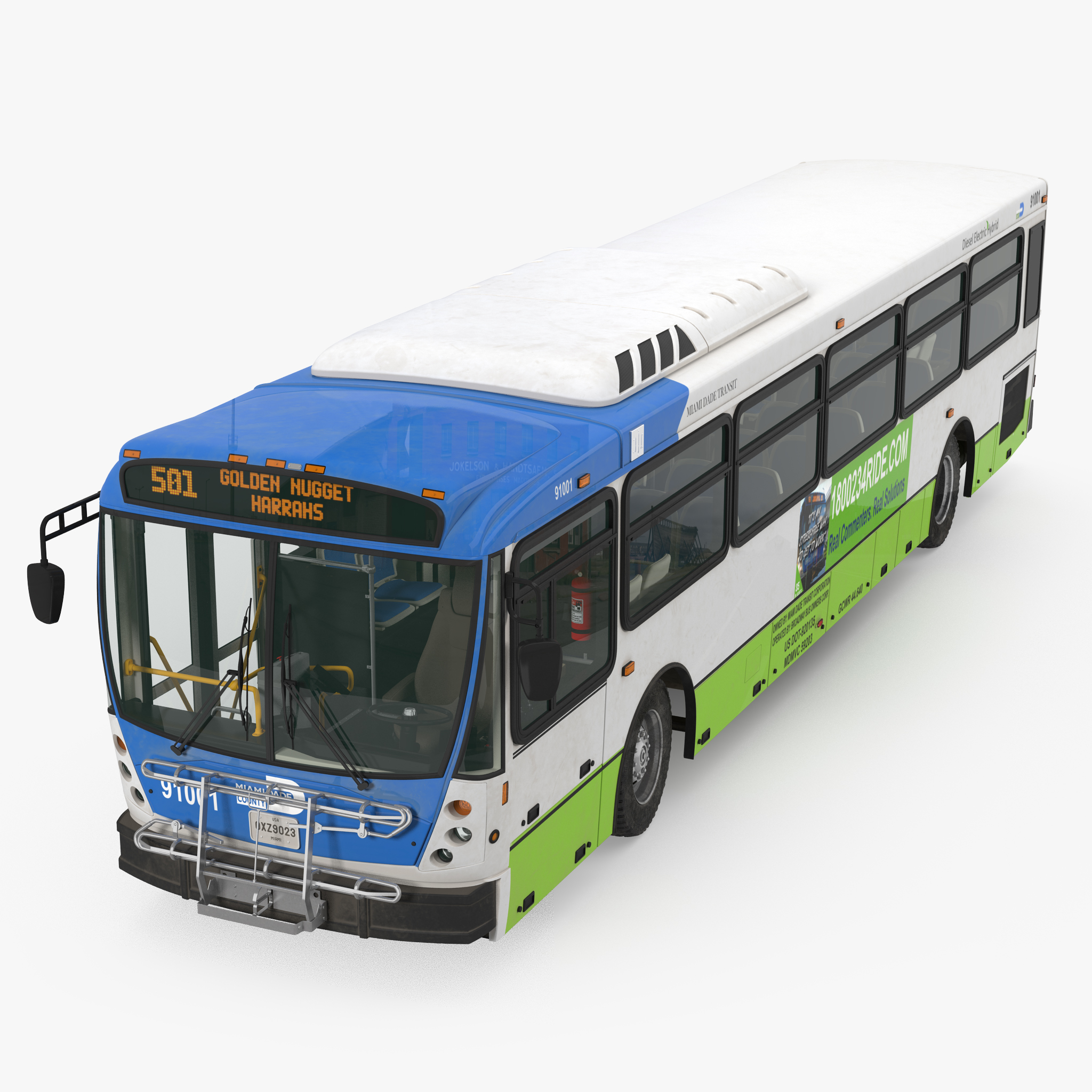 3D bus nabi 416 miami - TurboSquid 1159042