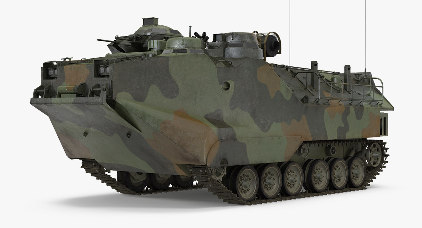 Landing tracked vehicle aav-p7 3D model - TurboSquid 1159053