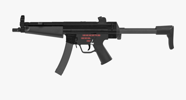 3D mp5a3 retractable stock - TurboSquid 1159106