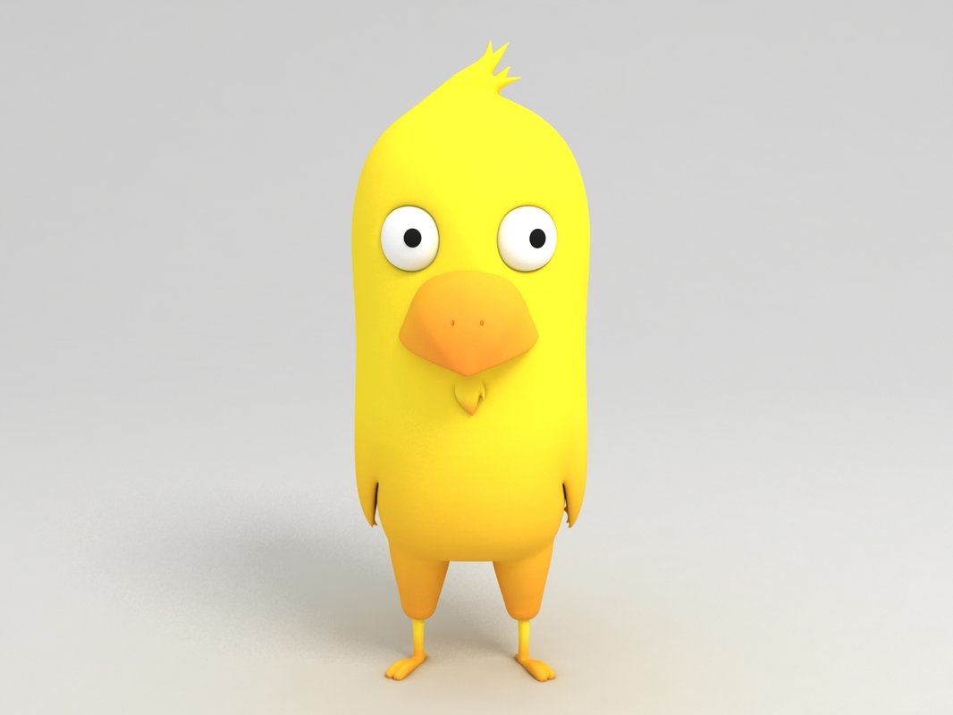 Chicky mascot model - TurboSquid 1159210