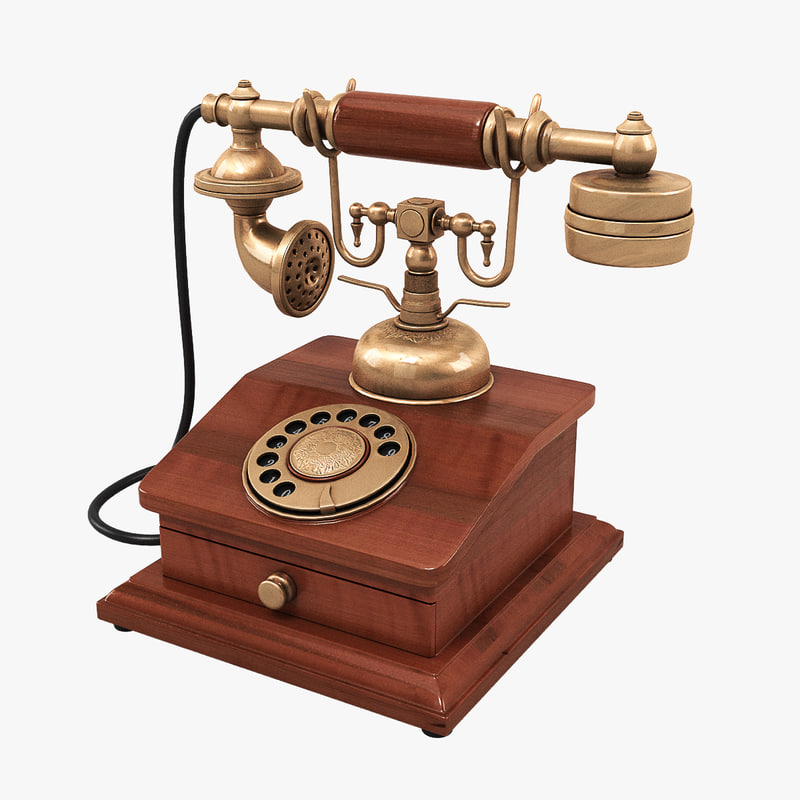 Old phone 3D model - TurboSquid 1159236