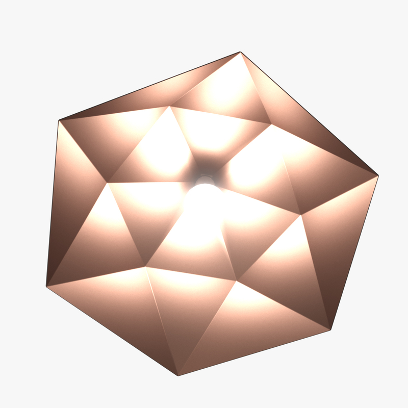 Moderne Low-Poly-Lampe 3D-Modell - TurboSquid 1159281