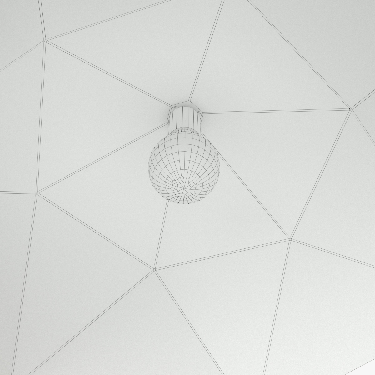 Moderne Low-Poly-Lampe 3D-Modell - TurboSquid 1159281