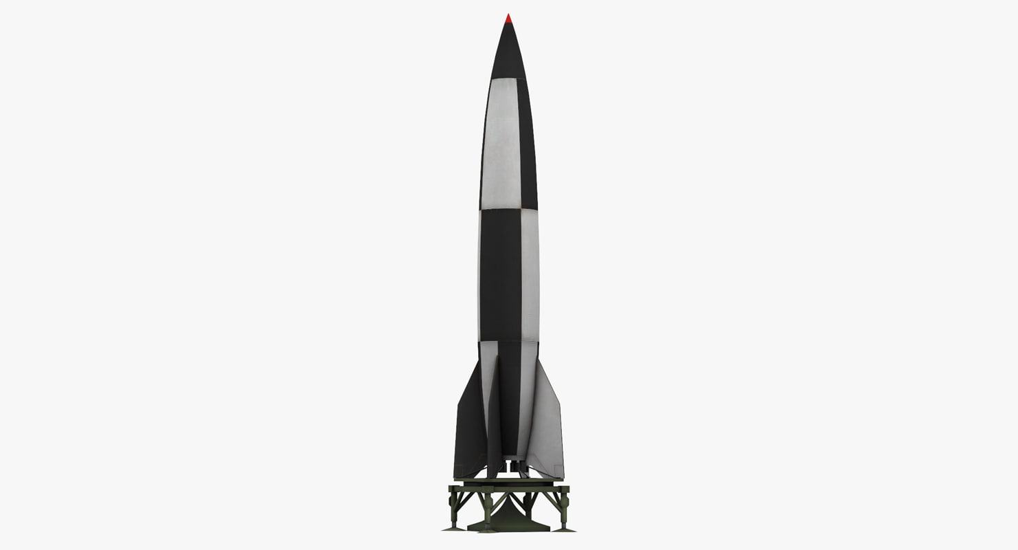 V-2 ballistic missile v2 3D model - TurboSquid 1159395