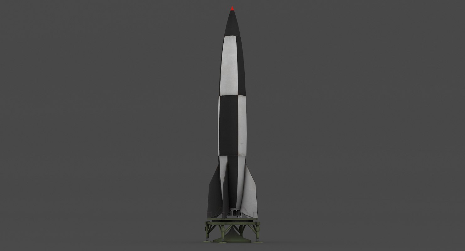 V-2 ballistic missile v2 3D model - TurboSquid 1159395