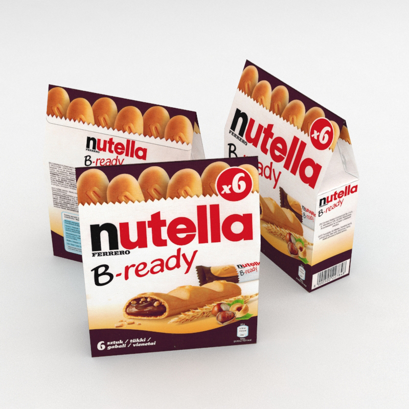 3D ferrero nutella b-ready model - TurboSquid 1159429