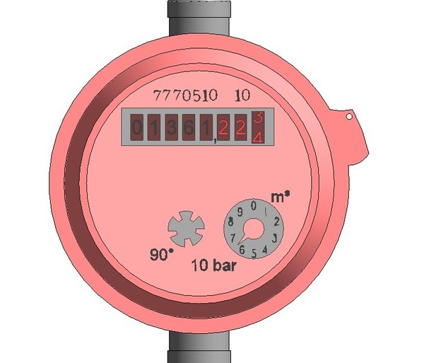 3D water meter connection revit - TurboSquid 1159464