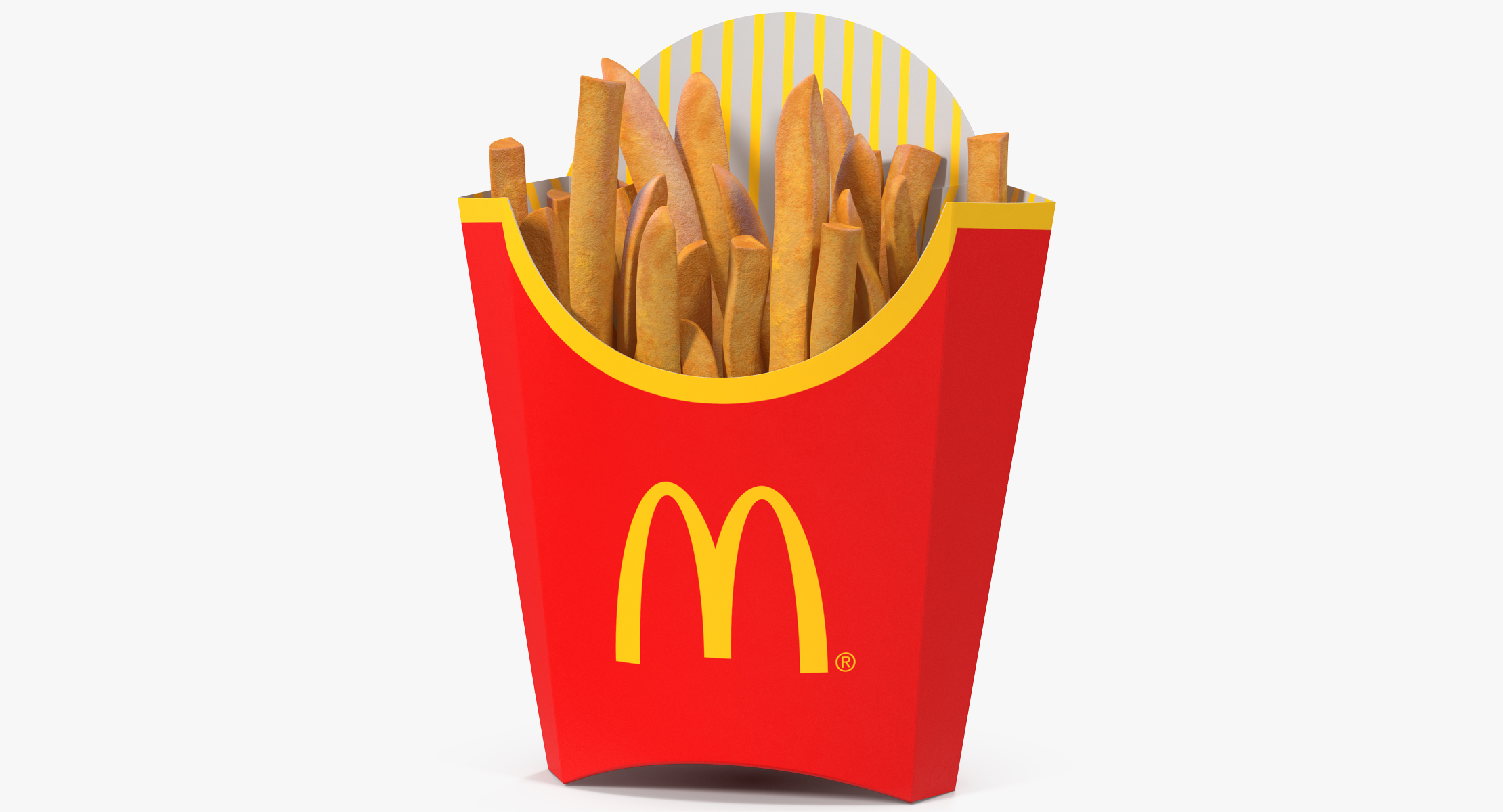 Pommes Frites McDonalds 3D-Modell - TurboSquid 1159480