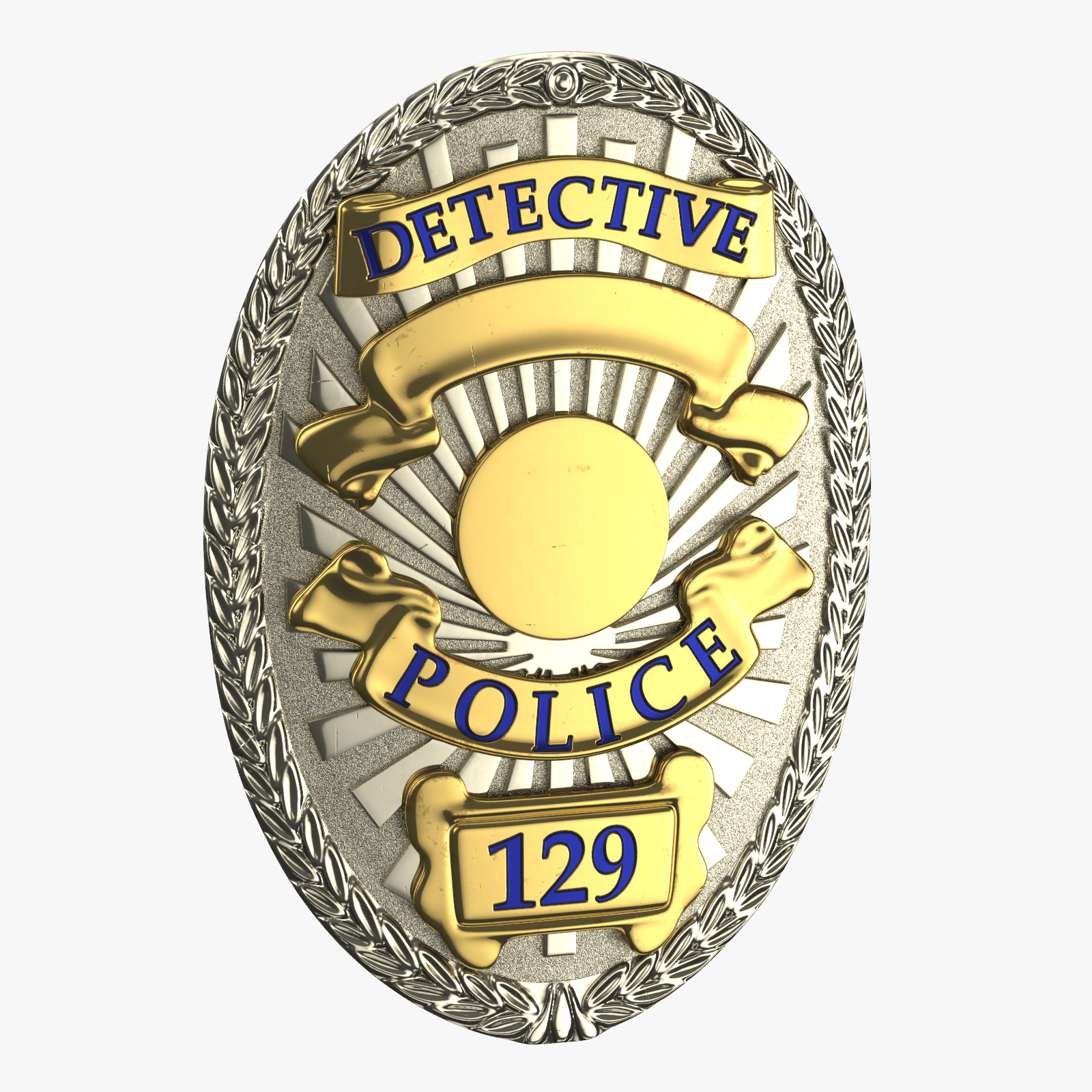 Detective badge 01 3D model - TurboSquid 1159488