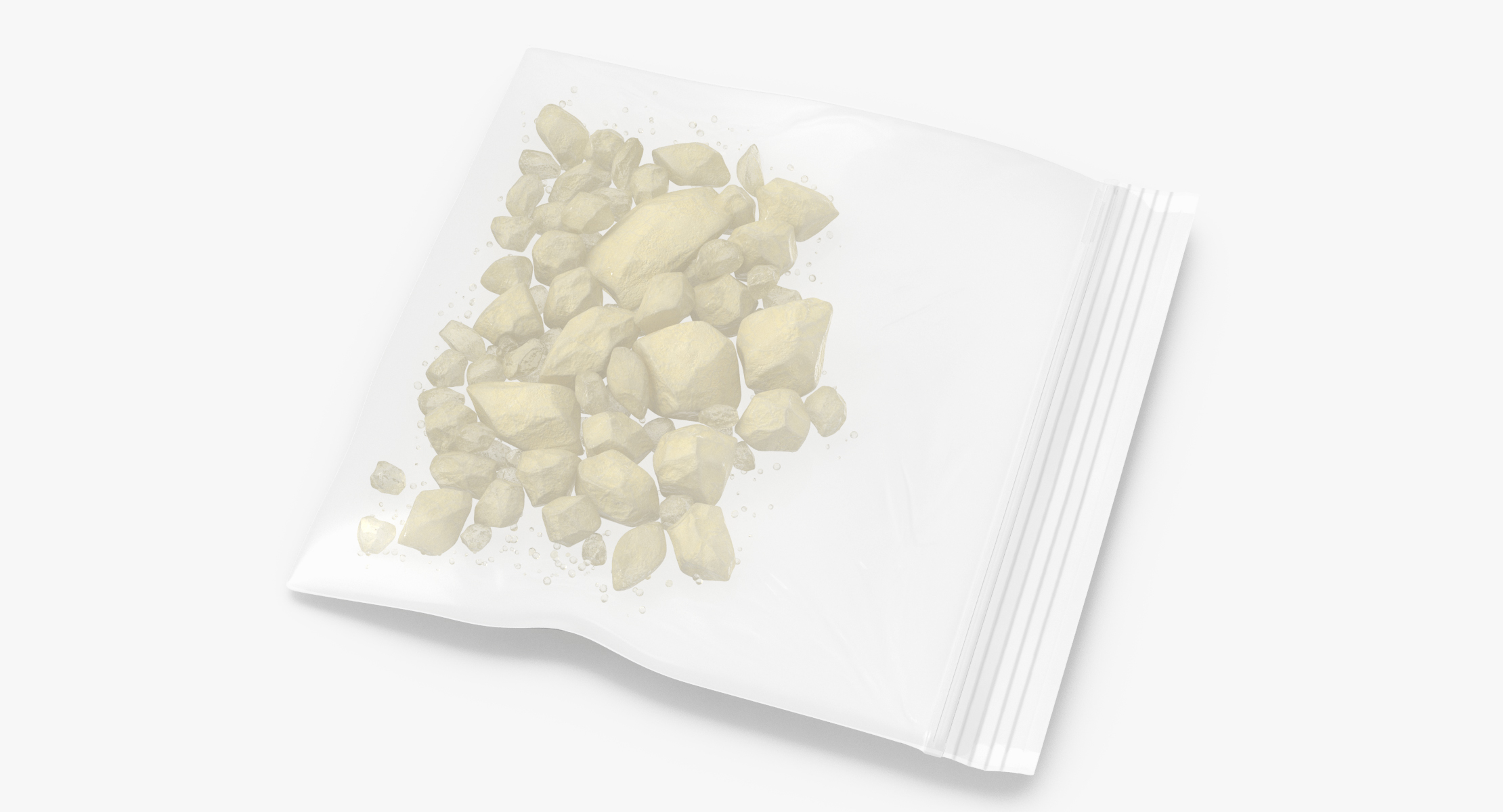 Small drug baggie crystal model - TurboSquid 1159506