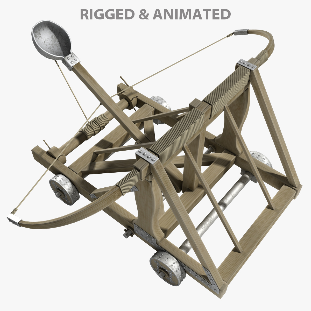 3D catapult model - TurboSquid 1159698