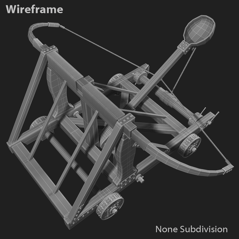 3D catapult model - TurboSquid 1159698