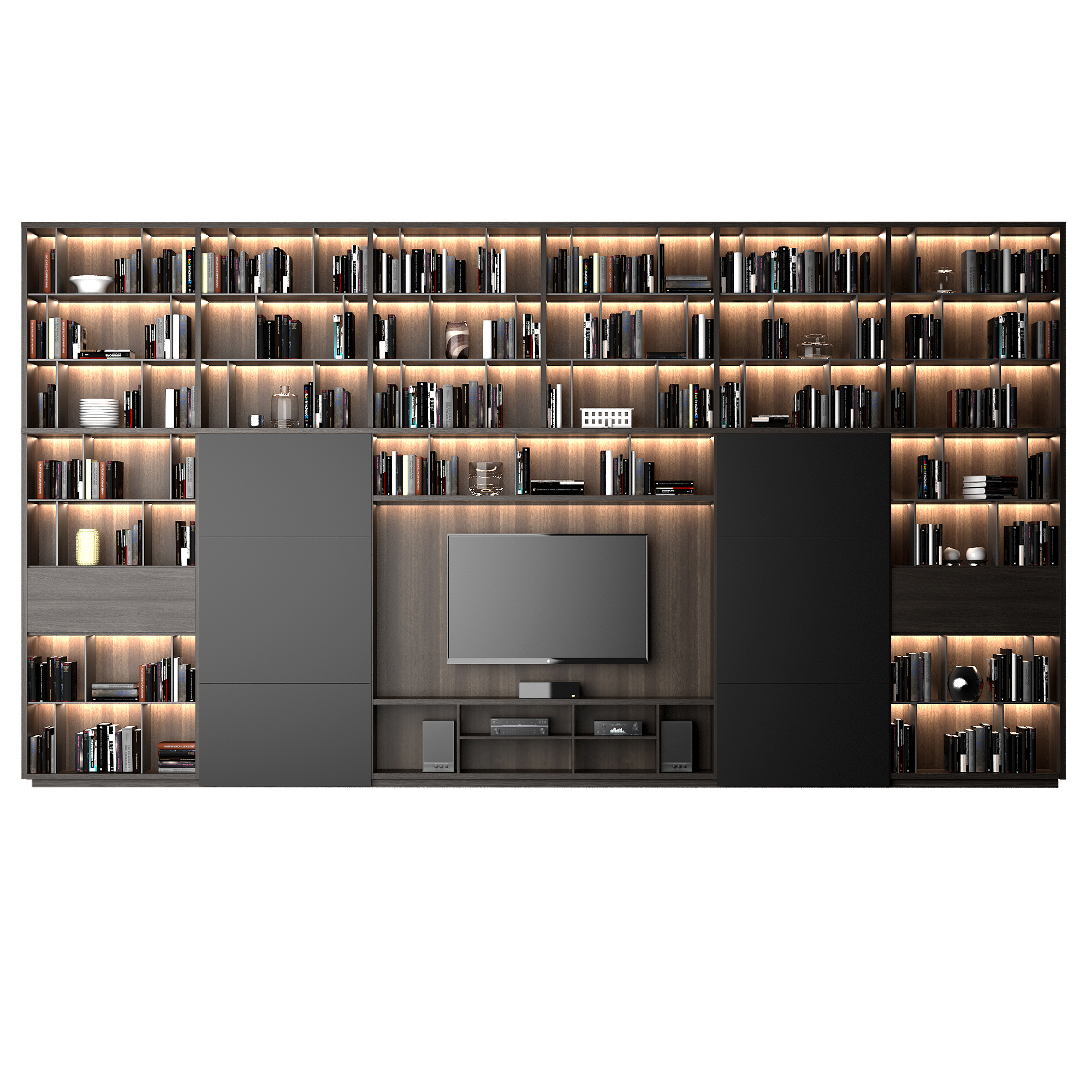 Poliform systems wall model - TurboSquid 1159705