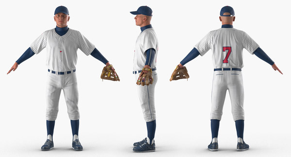 Baseball player rigged generic 3D - TurboSquid 1159992