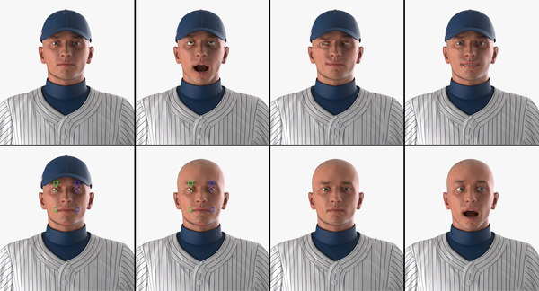 Baseball player rigged generic 3D - TurboSquid 1159992