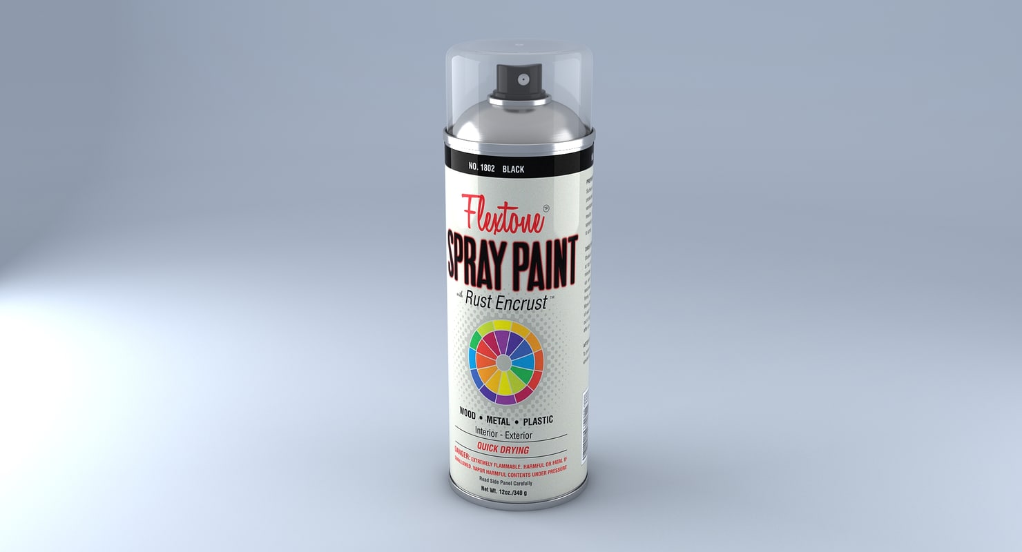 Spray paint 3D model - TurboSquid 1160076