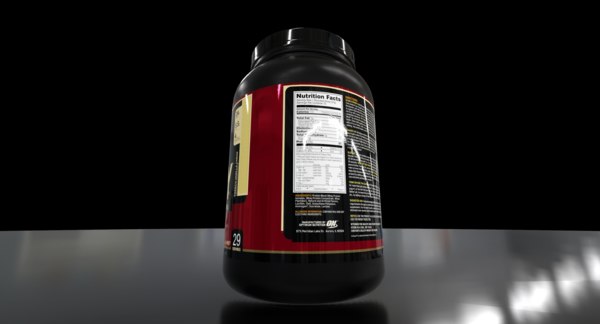 Protein bottle whey 3D model - TurboSquid 1160146