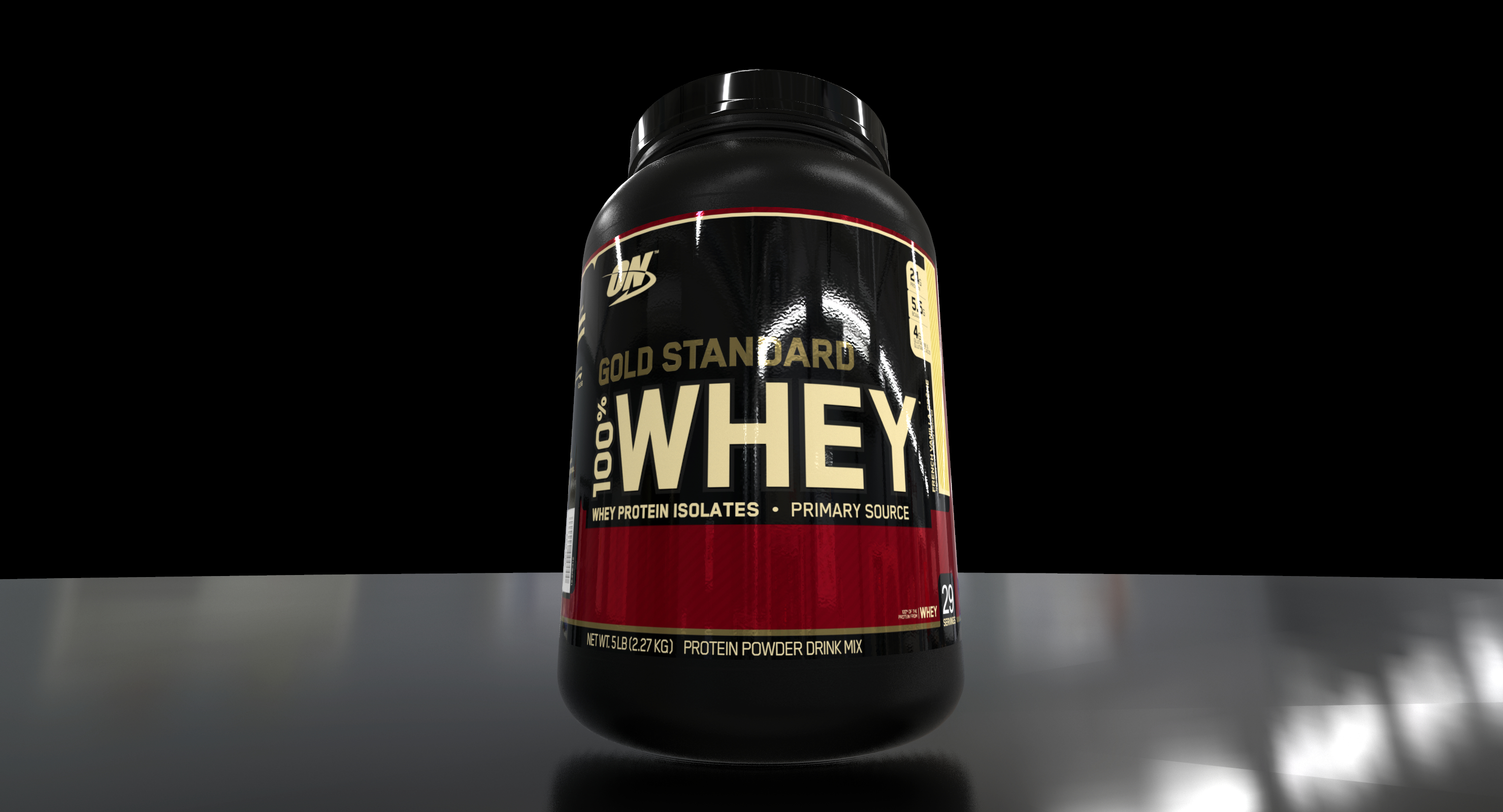 Protein bottle whey 3D model - TurboSquid 1160146