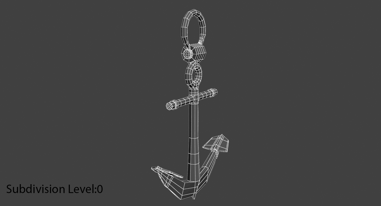 Anchor 3D model - TurboSquid 1160209