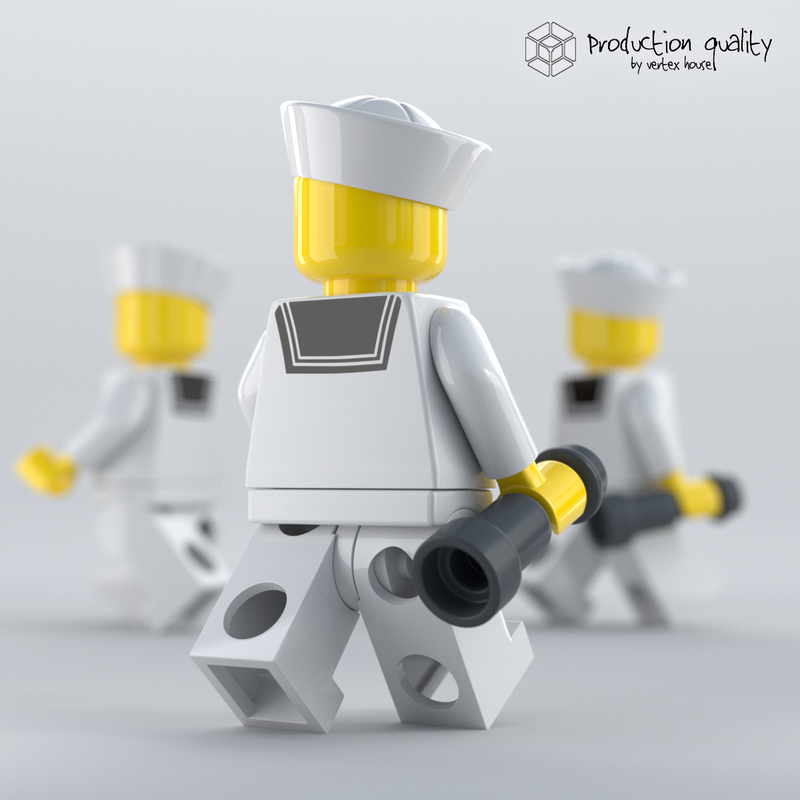 Lego Sailor Figure Modelo 3D - TurboSquid 1160244