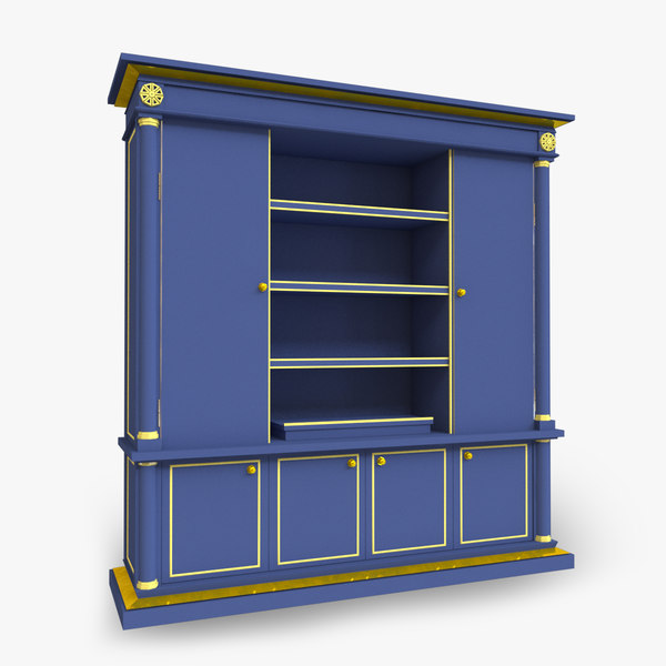 Basic cupboard 3D model - TurboSquid 1160291