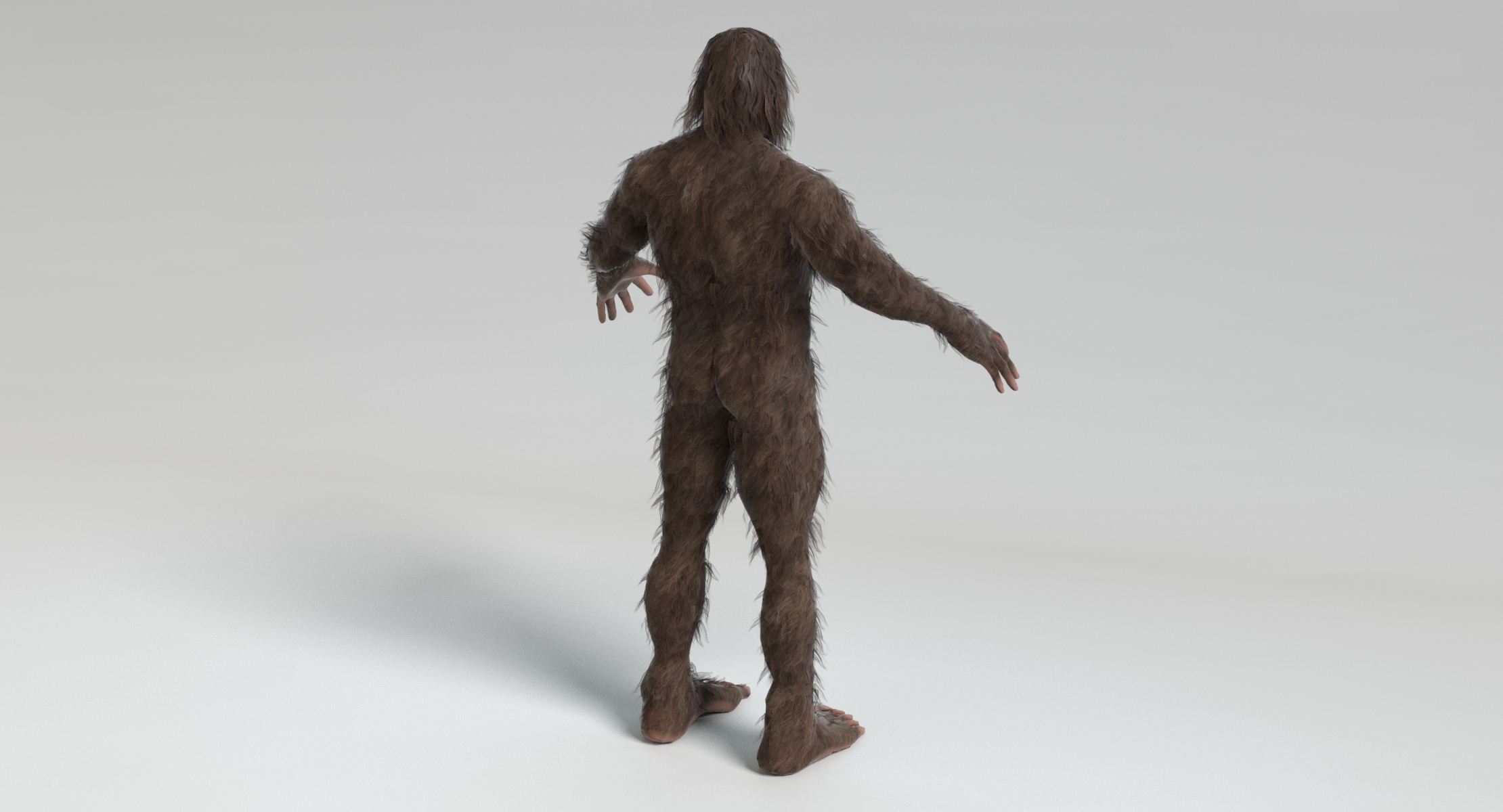 3D bigfoot big foot - TurboSquid 1160340