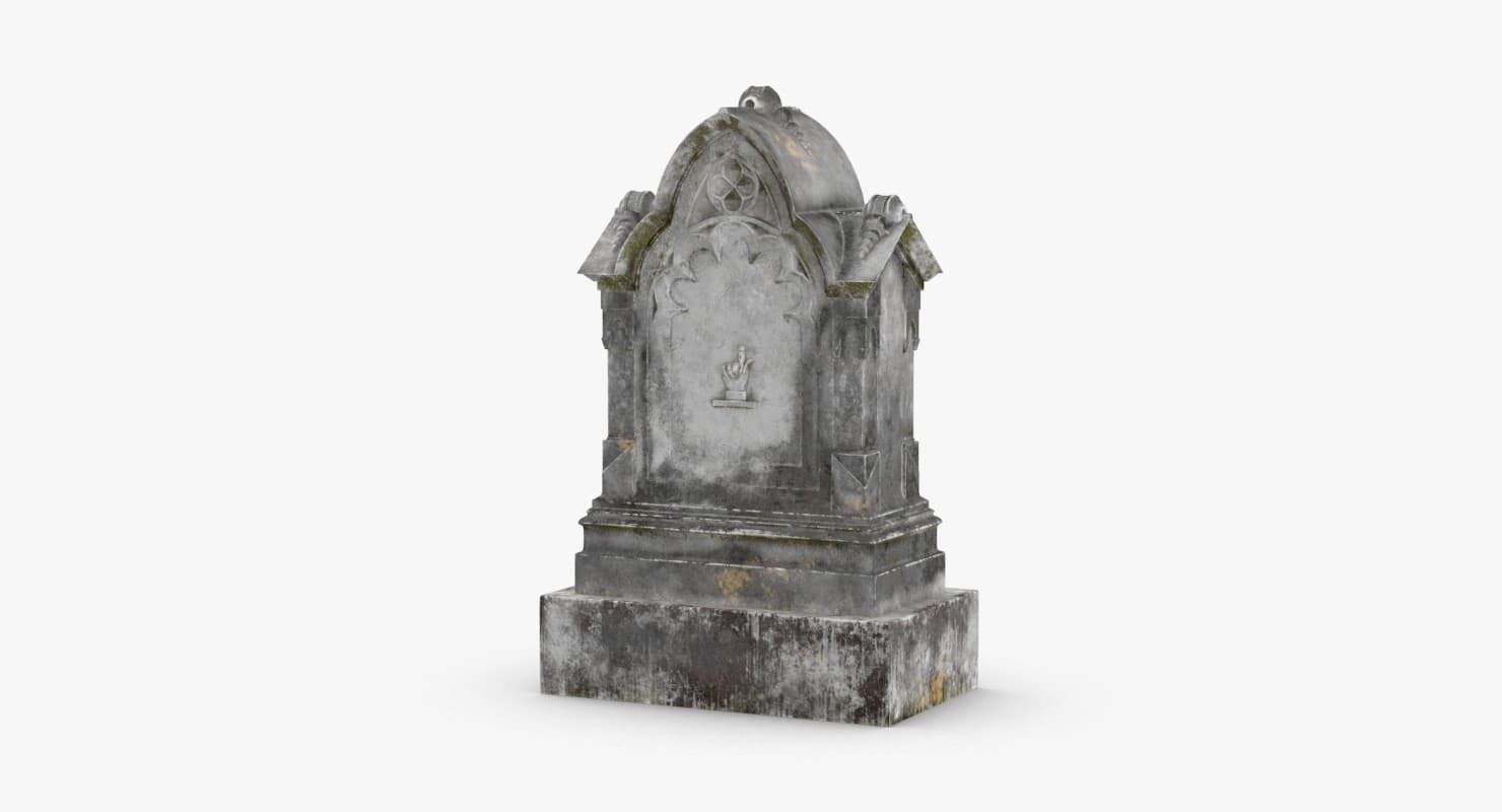 Headstones-01---headstone-01 3D model - TurboSquid 1160392