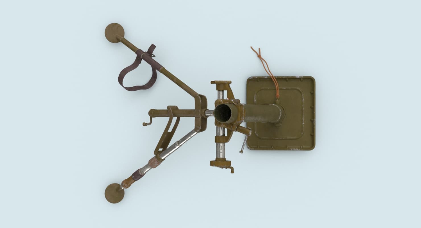3D m2-mortar model - TurboSquid 1160497