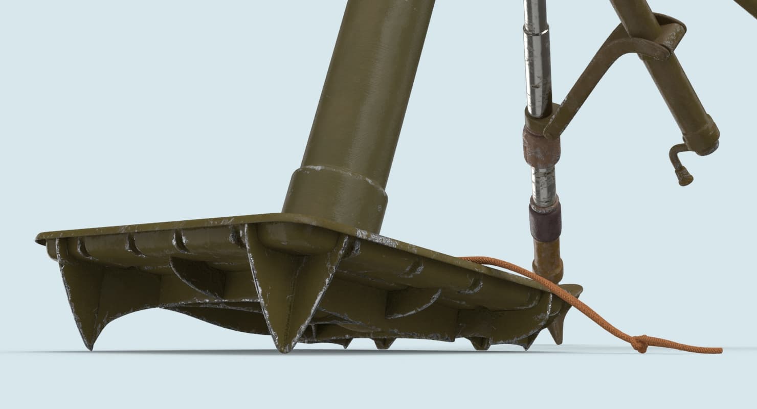 3D m2-mortar model - TurboSquid 1160497