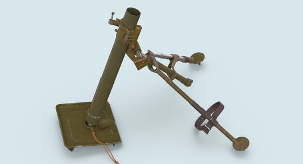 3D m2-mortar model - TurboSquid 1160497