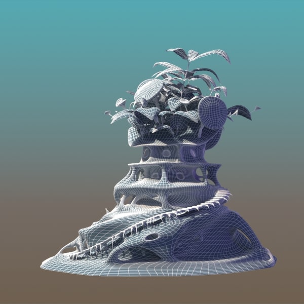 3D fairy tree house model - TurboSquid 1160532