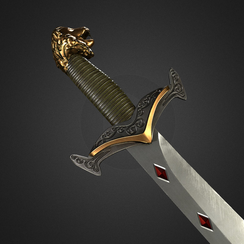 3D fantasy medieval sword games - TurboSquid 1160668
