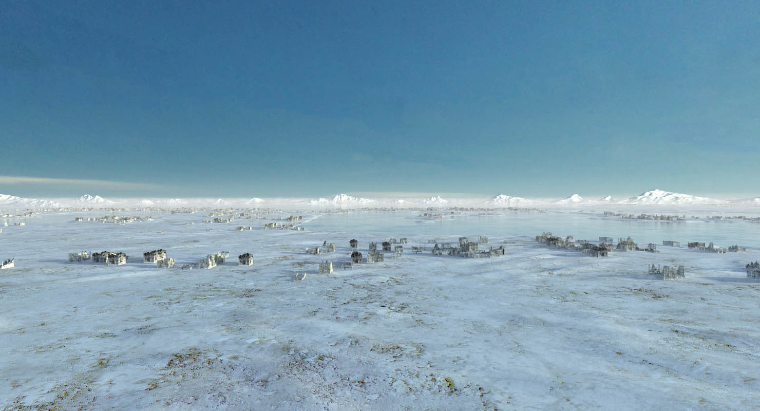 Landscape tundra horizon terrain 3D - TurboSquid 1160703