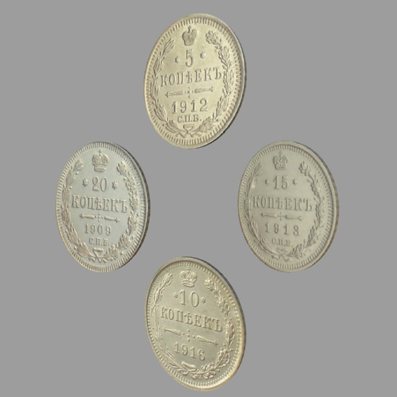 Münze Bilon 3D-Modell - TurboSquid 1160753