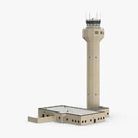 control tower 3d max