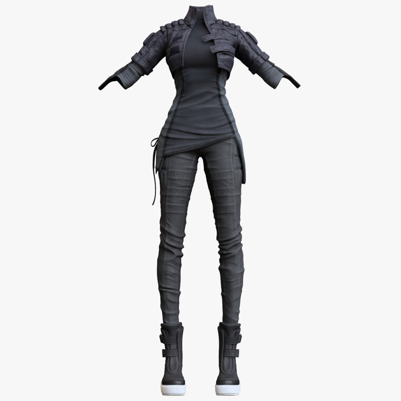 3D women clothing - TurboSquid 1160788