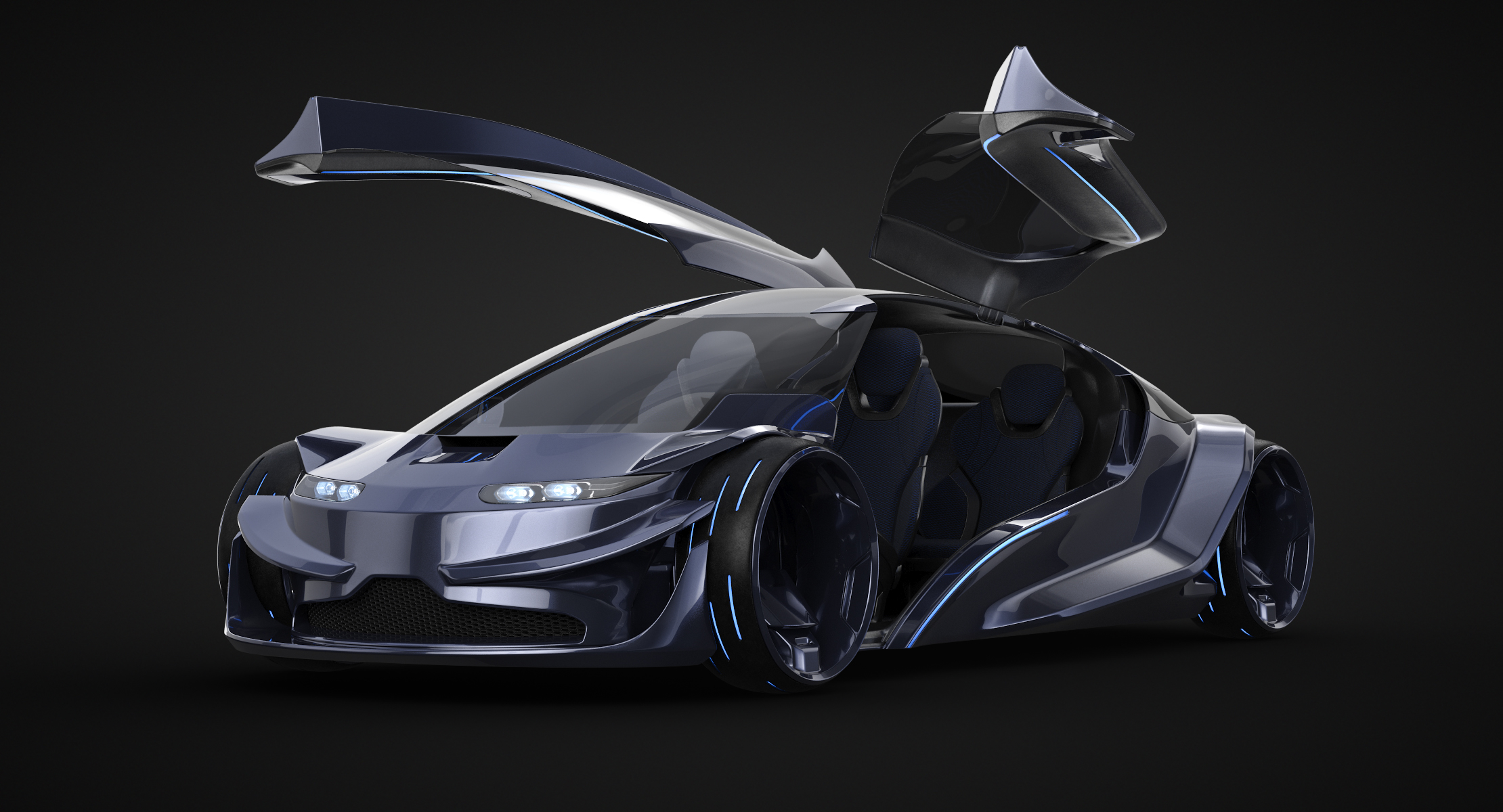 Future car 3D model - TurboSquid 1160837