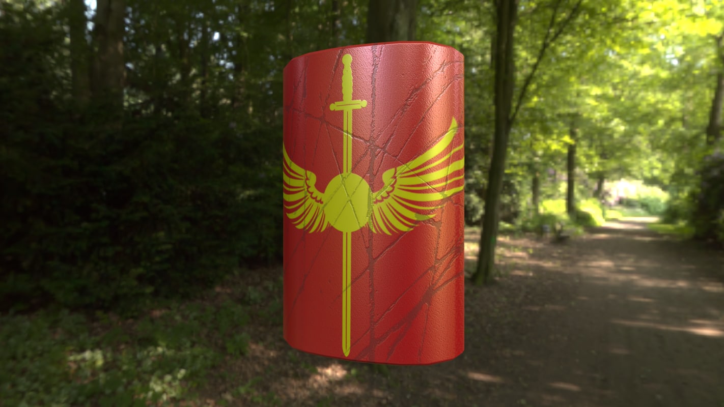 Roman tower shield 3D model - TurboSquid 1160889