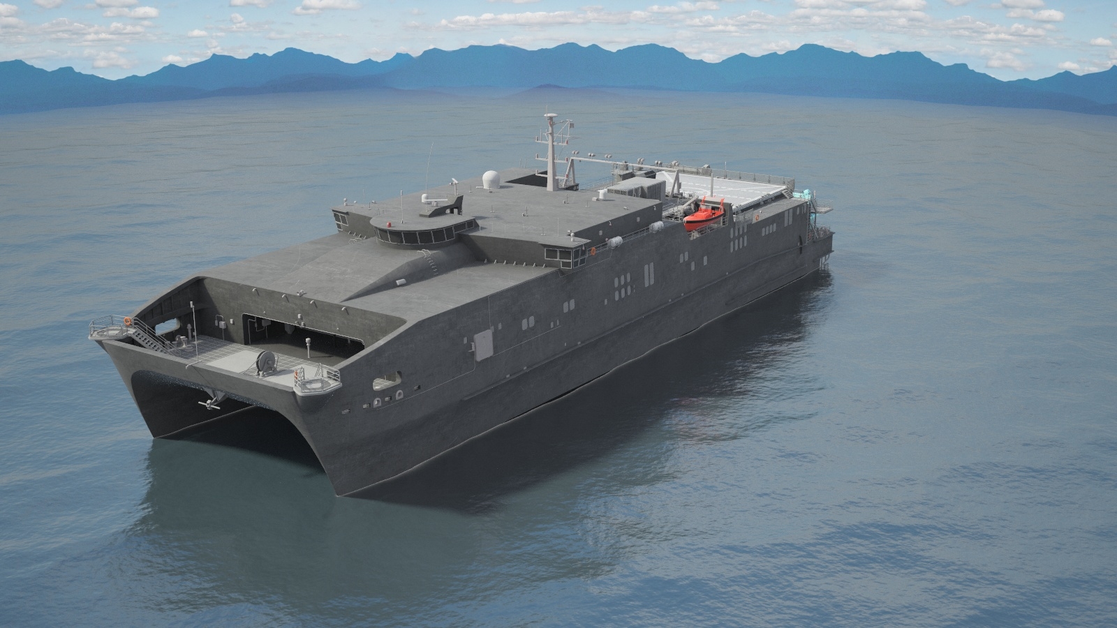 Usns spearhead jhsv-1 model - TurboSquid 1161008