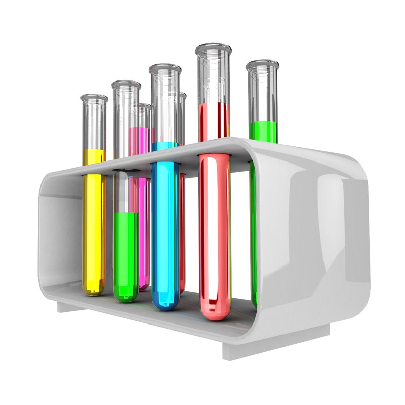 3D test tubes - TurboSquid 1161114