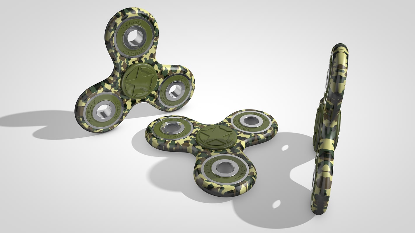 3D spinner fidget model - TurboSquid 1161293