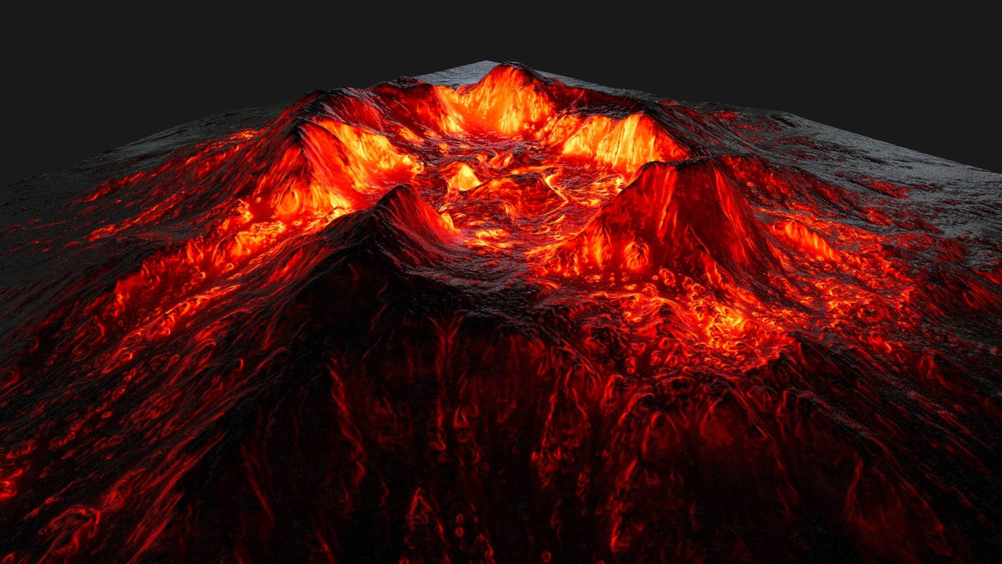 Volcano 3D model - TurboSquid 1161302