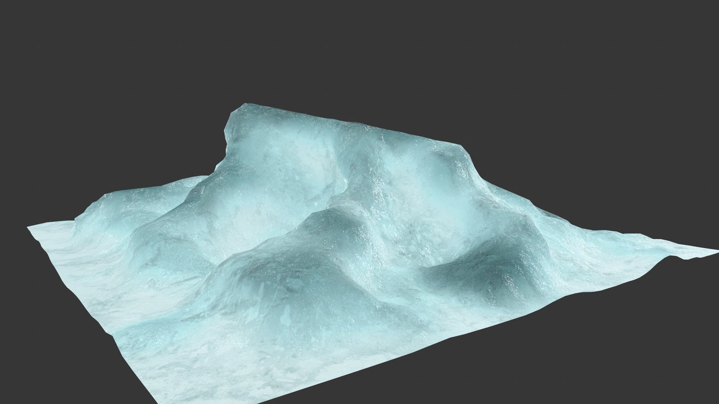 Ice snow 3D model - TurboSquid 1161332