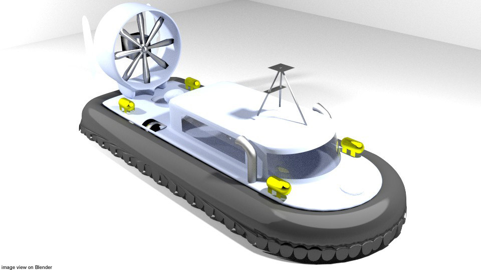 3D hovercraft model - TurboSquid 1161396