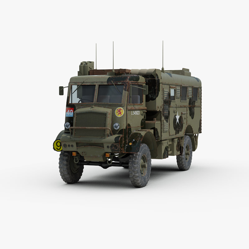 Ww2 bedford qlr wireless 3D - TurboSquid 1161490