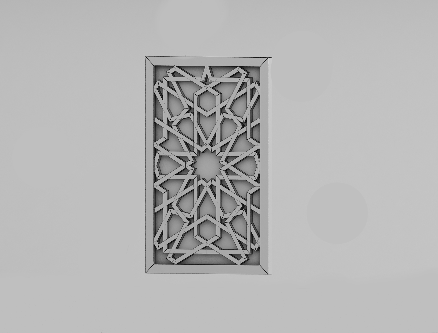 3D islamic pattern - TurboSquid 1161504