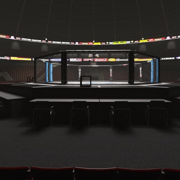 Interior ufc fighting arena 3D model - TurboSquid 1161628