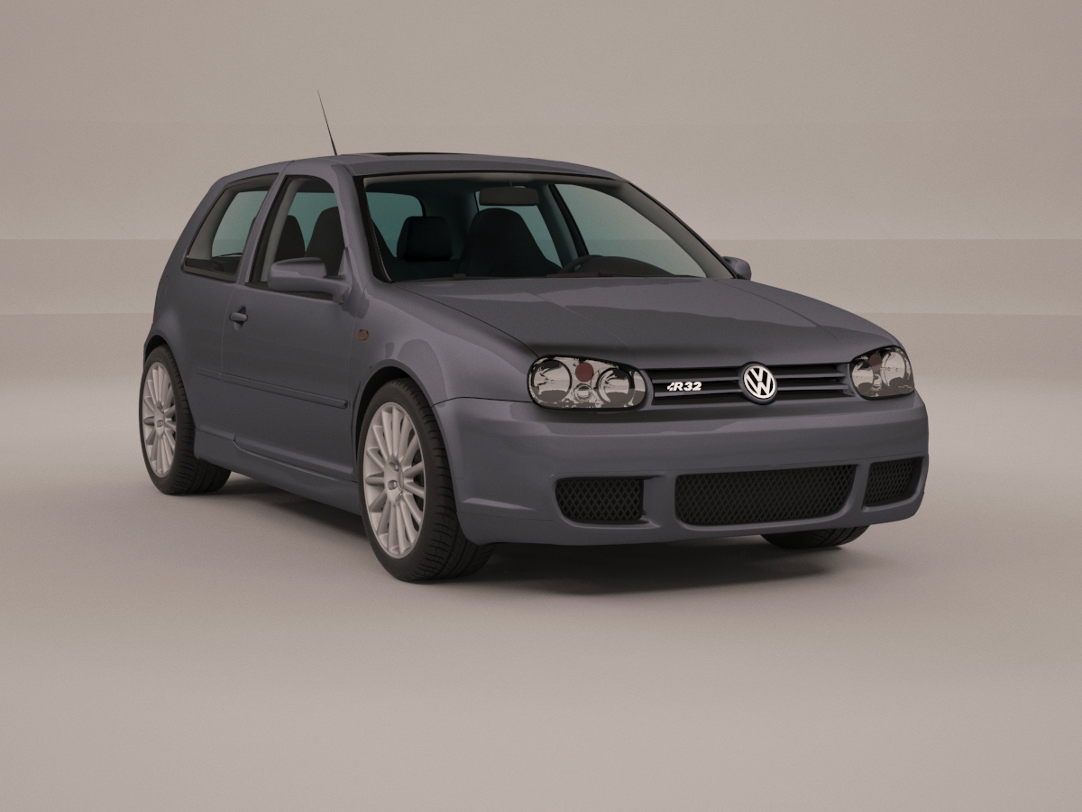 3D volkswagen golf 4 r32 model - TurboSquid 1161818