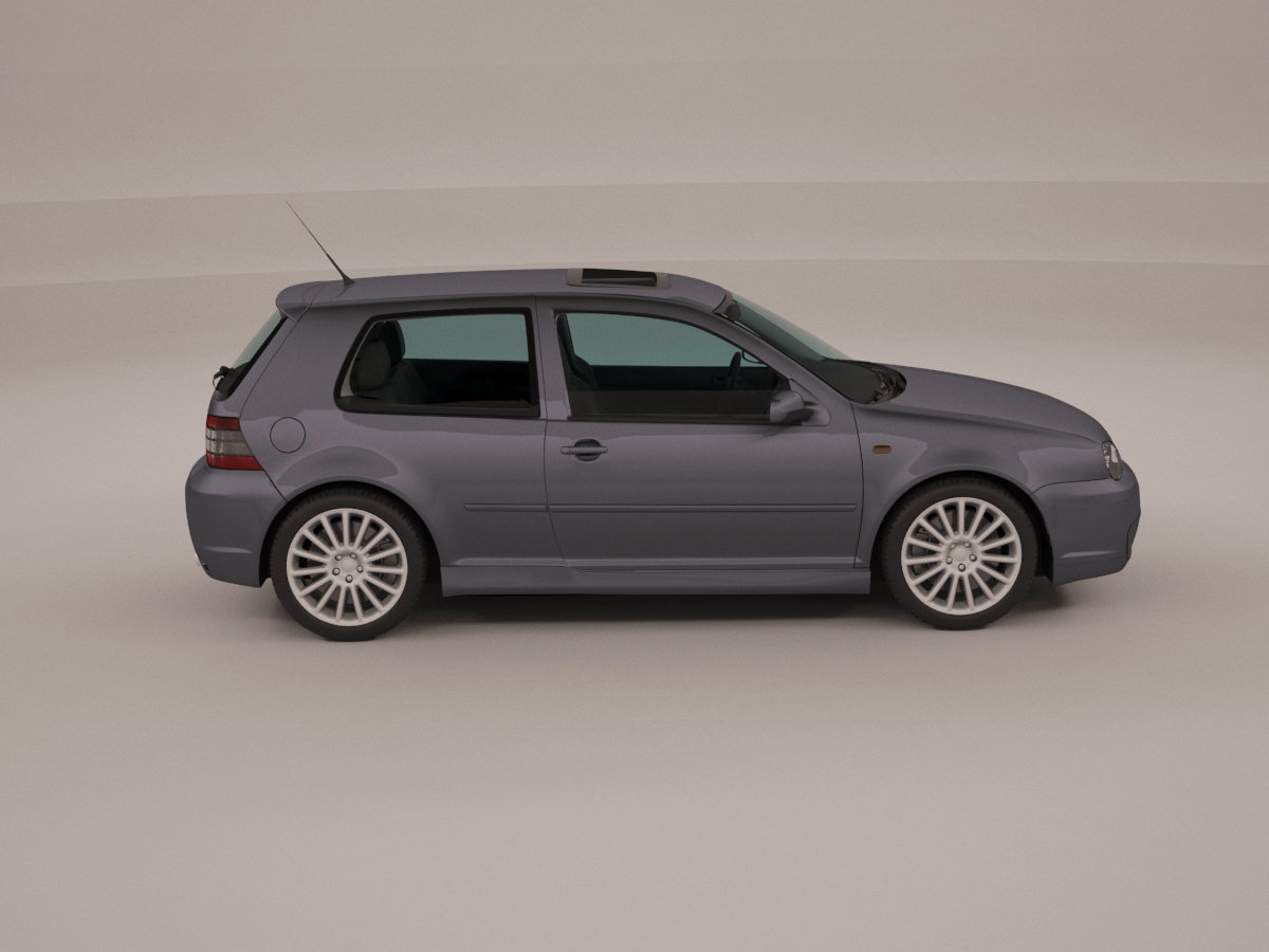 3D volkswagen golf 4 r32 model - TurboSquid 1161818