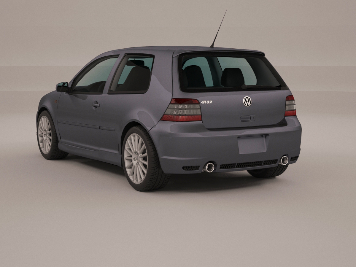 3D volkswagen golf 4 r32 model - TurboSquid 1161818